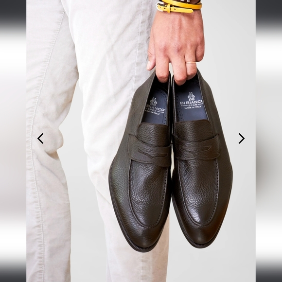 Di Bianco | Shoes | Di Bianco Spor Brera Leather Penny Loafers Brown Size 4 Made In Italy | Poshmark